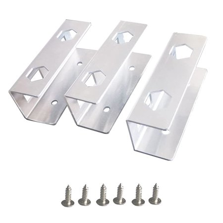3 Pcs Plastic Under Desk Laptop Holder Mount with Screw,Under Desk ...