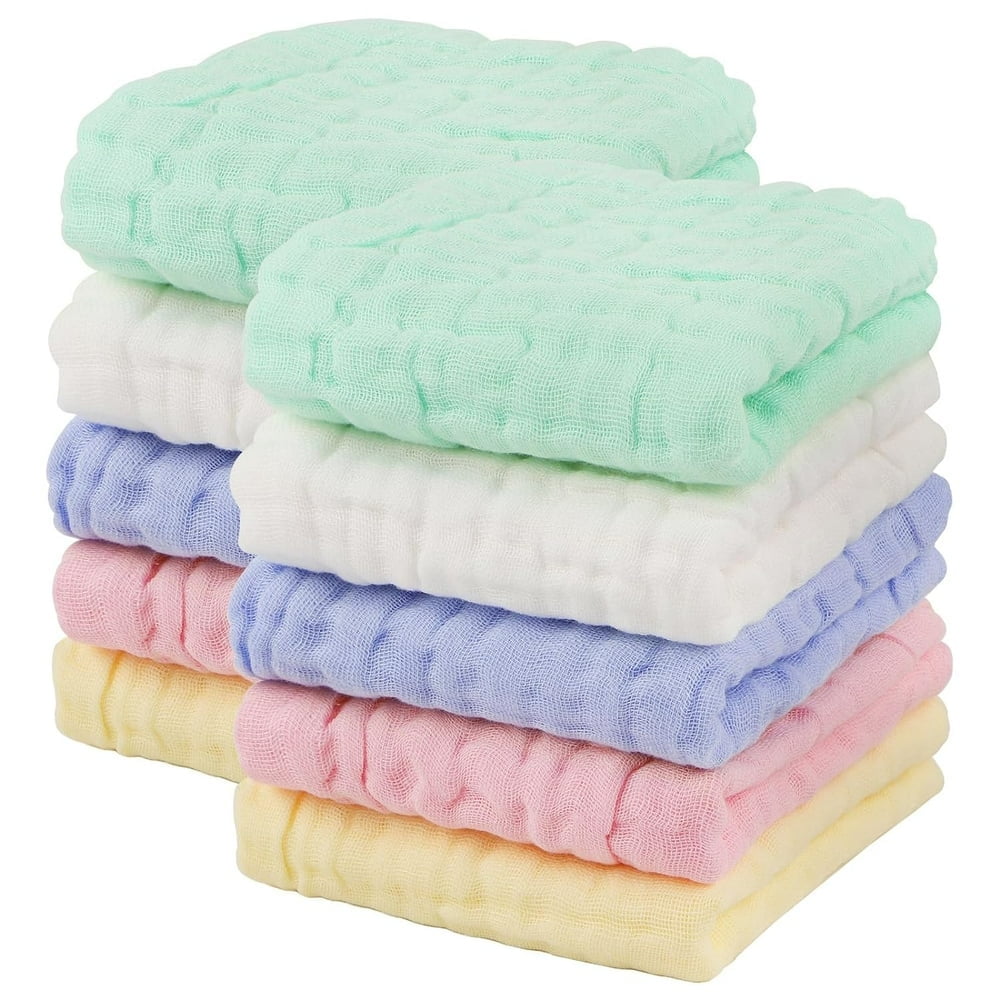 Click here for Keinxs 10 Pack Baby Muslin Washcloths For Newborns... prices