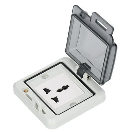 3 Hole Socket, Wide Accessibility Waterproof 250V 13A Socket With PC ...