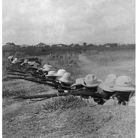 Cubans Soldiers In Their Trenches In Pinar Del Rio History (18 x 24 ...