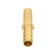 Brass Straight Hose Pipe Fitting Equal Barb 6, 8, 10, 12mm Gas Copper ...