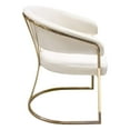 Diamond Sofa SOLSTICEDCCM1PK Solstice Dining Chair with Polished Gold ...