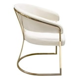Diamond Sofa SOLSTICEDCCM1PK Solstice Dining Chair with Polished Gold ...