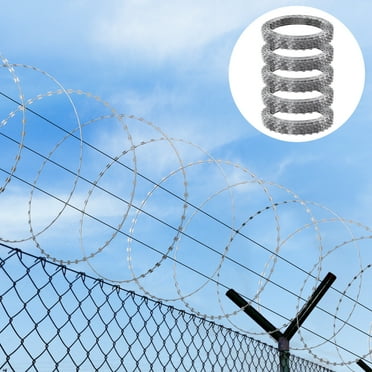 vidaXL Razor Wire Nato Helical Wire Fence Concertina Wire Galvanized ...