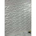 Art3d Triangle diamond in White 19.7 in. x 19.7 in. PVC 3D Wall Panel ...