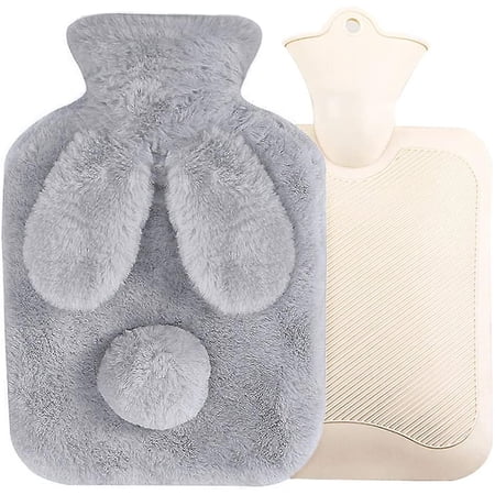 Hot Water Bottle With Cover, Big Hot Water Bottles, 1l Rabbit Hot Water ...