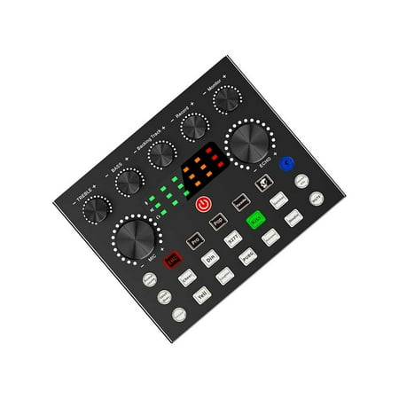 Ruiboury Live Streaming Singing Audio Mixer Bass Volume Adjustable ...