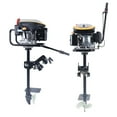 Heavy Duty 4 Stroke 9 HP Outboard Motor Gas Powered Fishing Boat Engine ...