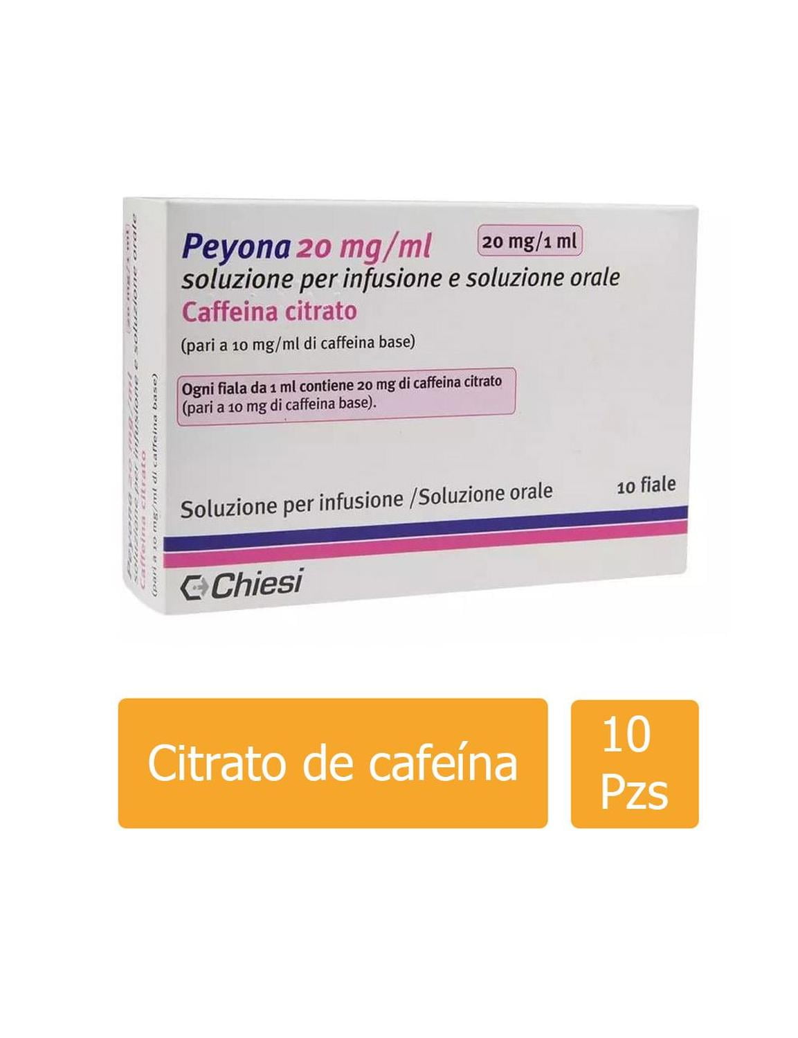 Peyona 20 mg / mL Caja Con 10 Frascos Ámpula De 1 mL | Bodega Aurrera ...