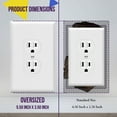 "Enerlites Jumbo Outlet Wall Plate, 1-Gang, Heat Resistant ...