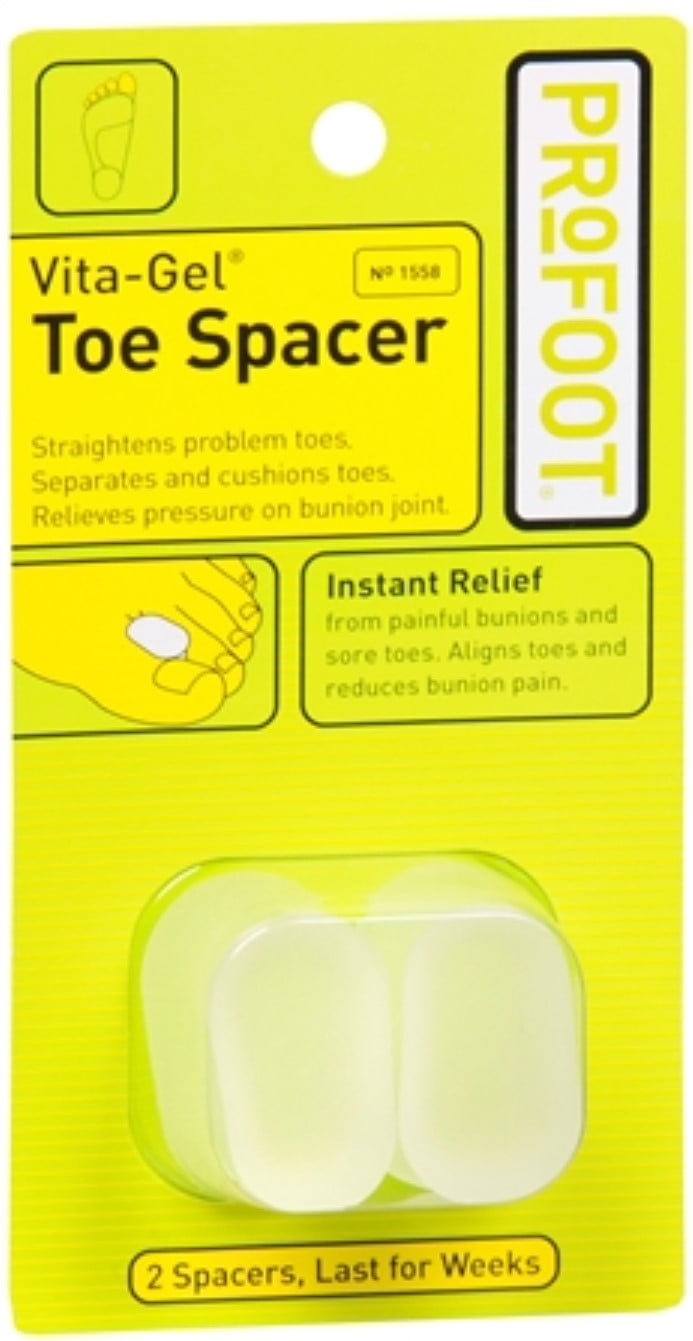 ProFoot Vita-Gel Toe Spacer 2 Each (Pack of 4) - Walmart.com