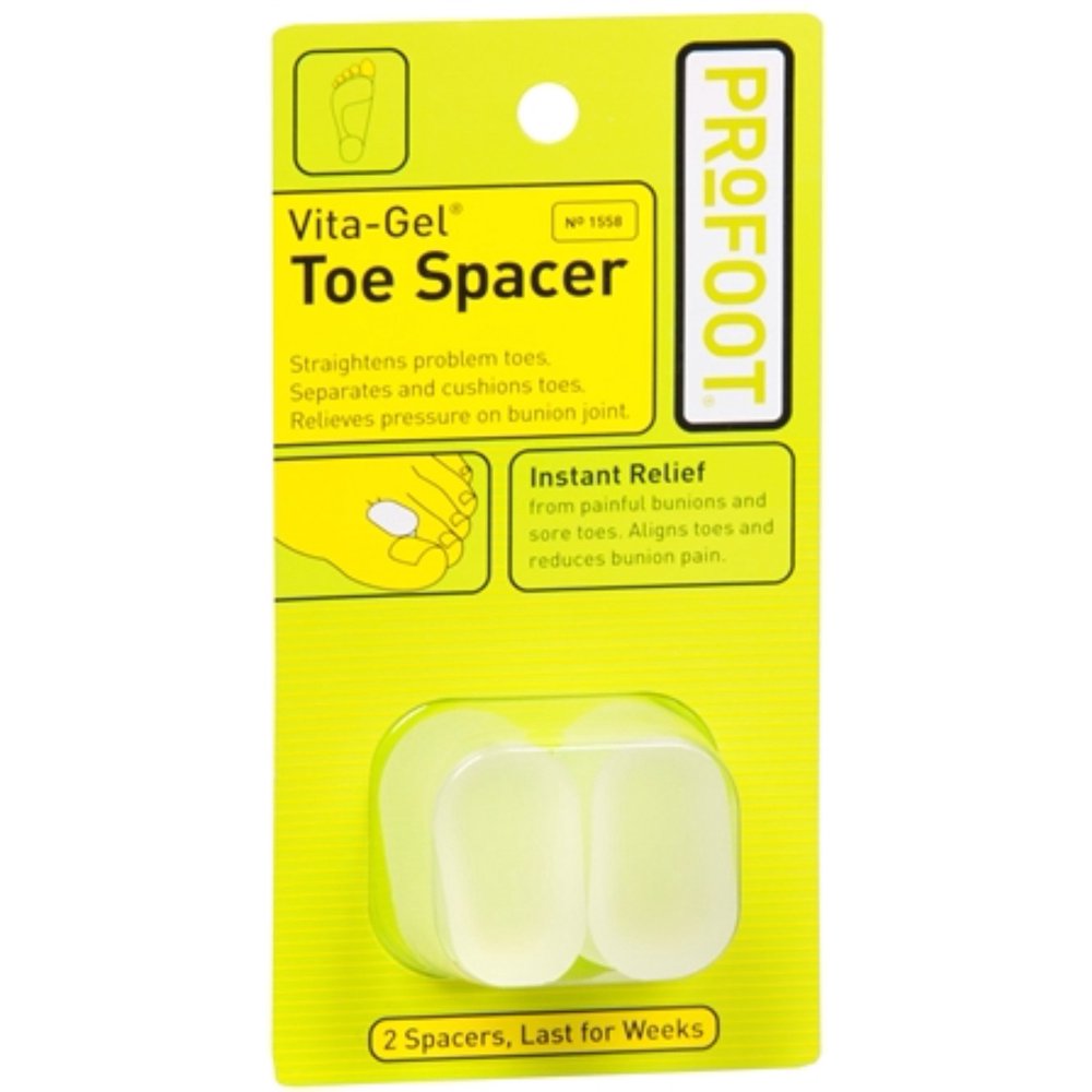 ProFoot Vita-Gel Toe Spacer 2 Each (Pack of 3) - Walmart.com - Walmart.com
