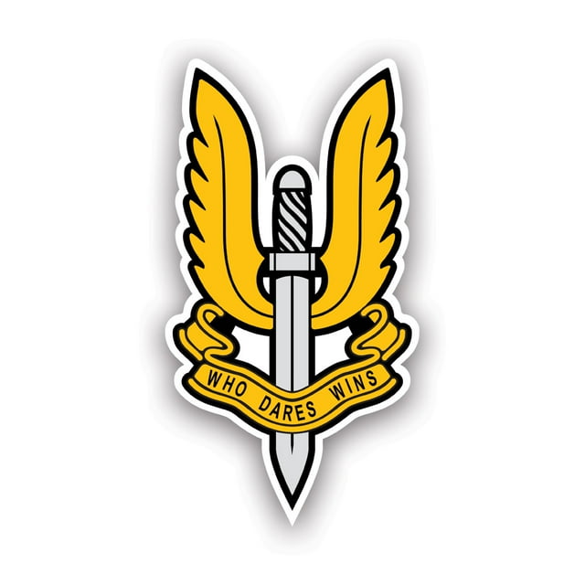 Special Air Service SAS Insignia V2 Sticker Decal - Self Adhesive Vinyl ...