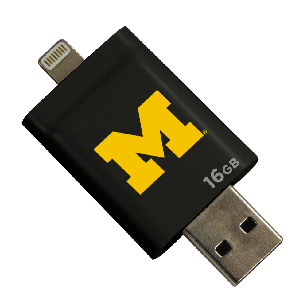 Michigan Wolverines i-FlashDrive HD USB Drive 16GB - Black - Walmart.com