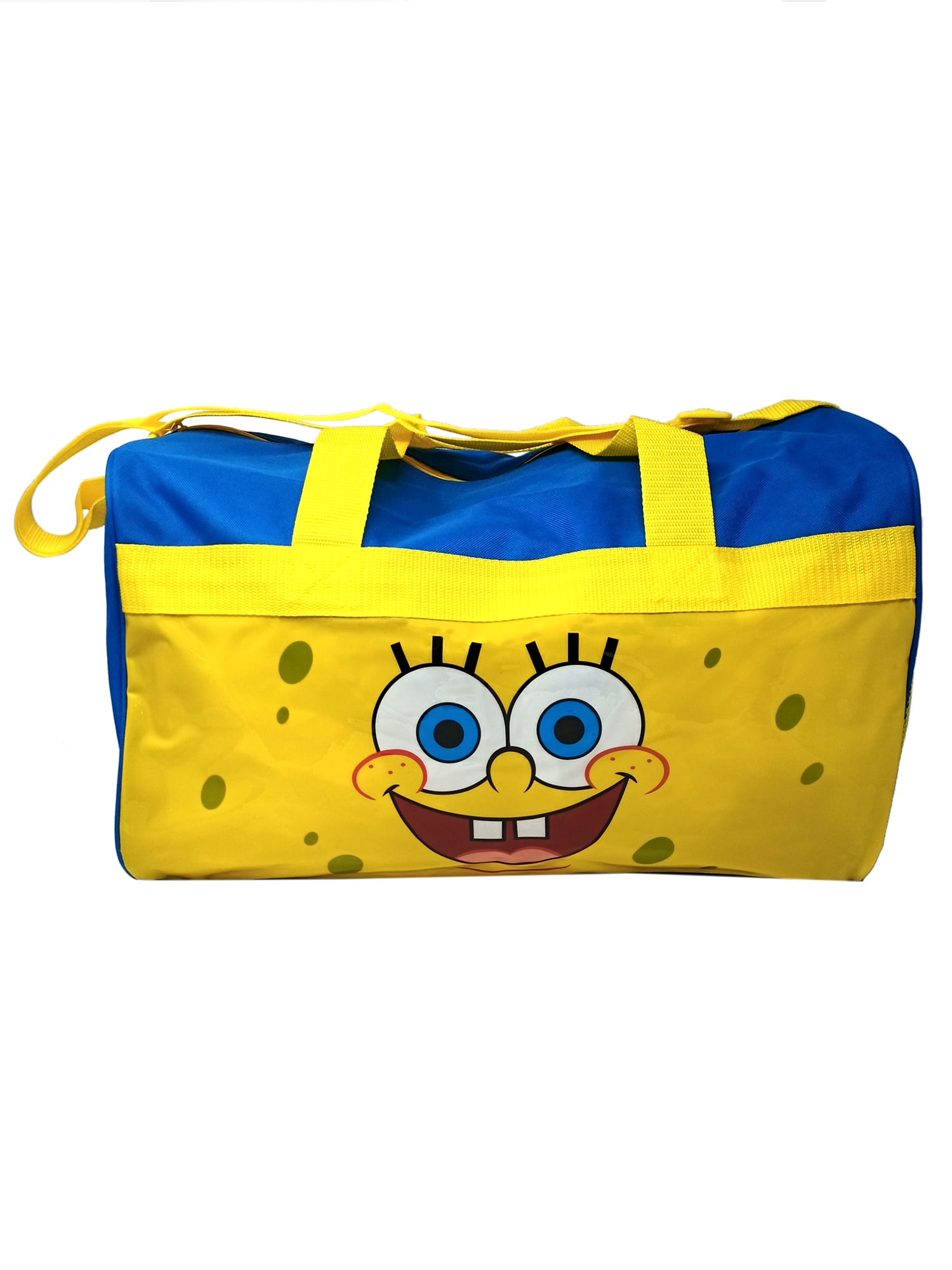 SpongeBob SquarePants Duffel Bag 17" Travel Nickelodeon Yellow Blue ...