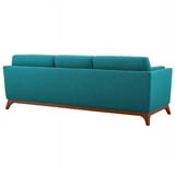Allora Mid Century Modern Sofa in Teal - Walmart.com