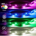 Xtreme Lit 150ft Indoor LED Strip Lights Kit, Multicolor LED Lights for ...