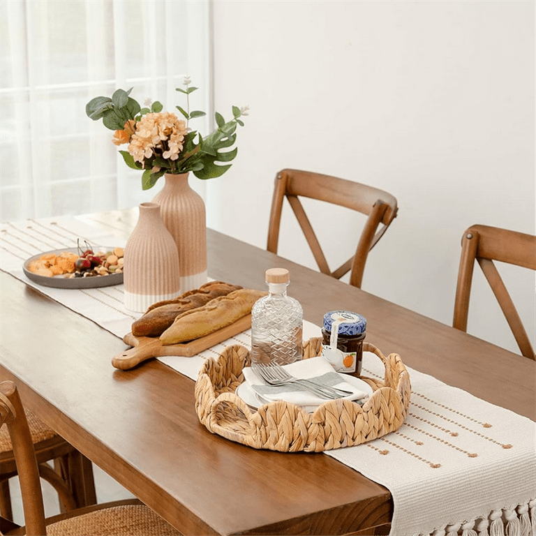 Round tray for dining table store