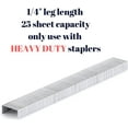 Mr. Pen- Heavy Duty Staples, 5000 Pc Staples, 25 Sheet Staple, 1/4 inch ...