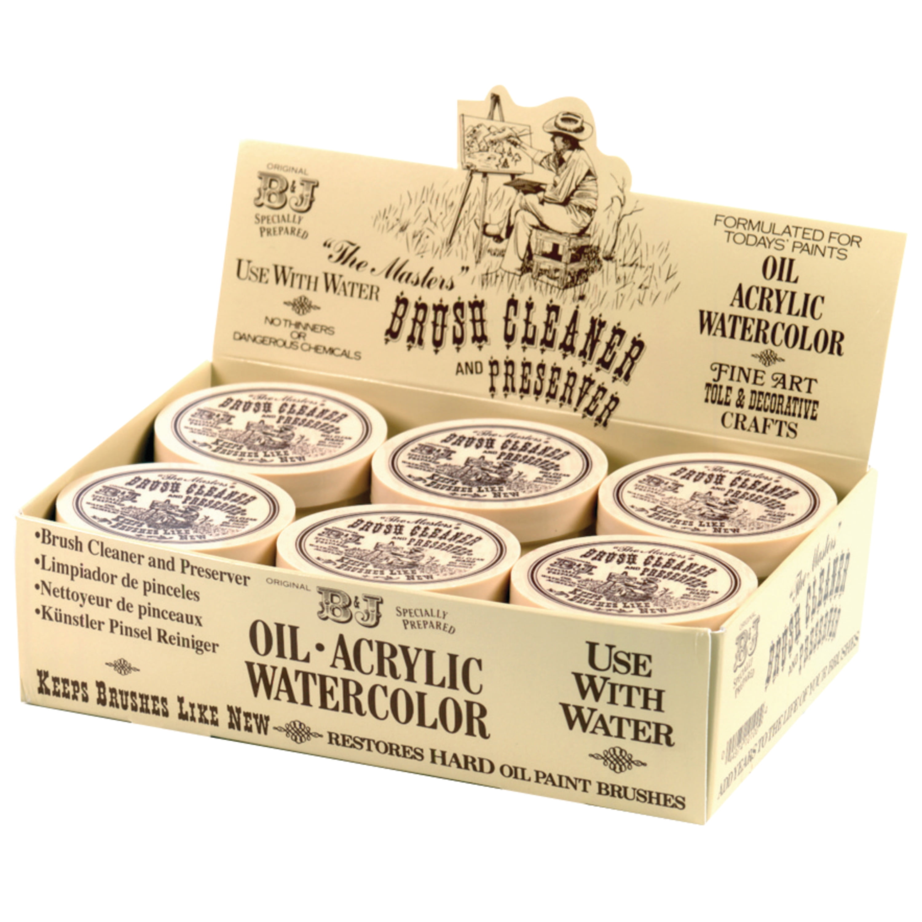 General Pencil The Masters Brush Cleaner, 2.5 oz. - Walmart.com