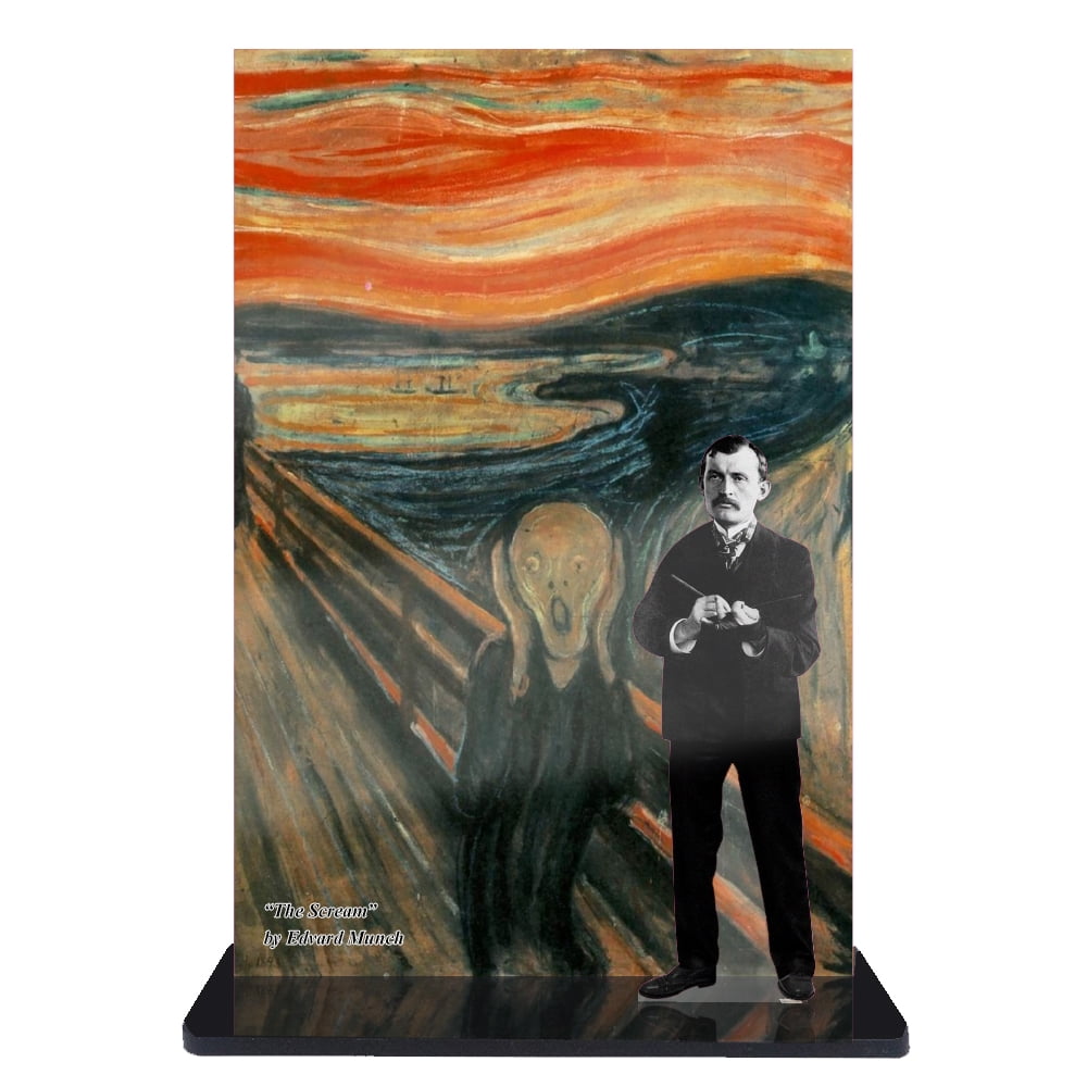 MA1002 Edvard Munch The Scream Masters and Their Works Clear Acrylic ...