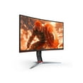 AOC C27G2Z 27" Curved Frameless Ultra-Fast Gaming Monitor, FHD 1080p, 0 ...
