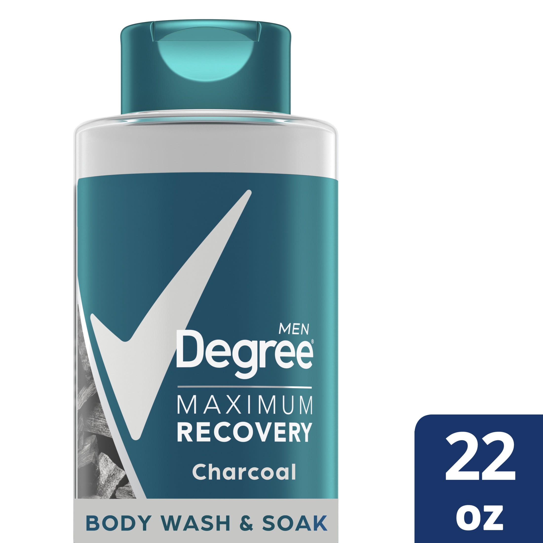 Degree Men Maximum Recovery Liquid Body Wash Charcoal, 22 oz - Walmart.com