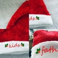 Family Matching Christmas Hat Santa Caps Personalized Party Fluffy Hat ...