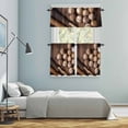Baseballs Kitchen Curtains Set for Windows, Vintage Baseball and Bat ...