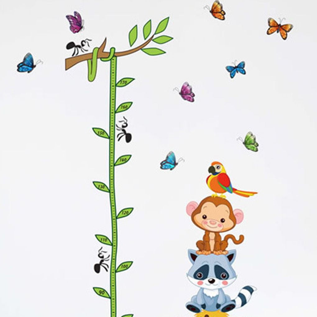 Click here for Maoww Cartoon Animal Kids Growth Chart Wall Sticke... prices