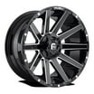 Fuel 1PC Aluminum Rim D712 RAGE 20X10in Gloss Black Red Tinted Clear ...