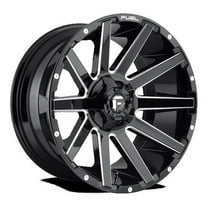 Fuel 1PC Aluminum Rim D712 RAGE 20X10in Gloss Black Red Tinted Clear ...
