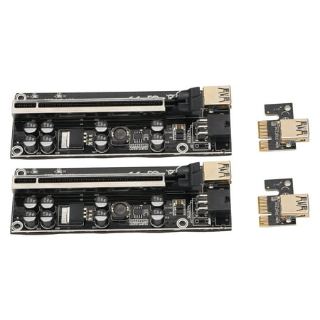 PCIE 1X To 16X Riser Card, Fixability Graphics Extension Powered Riser ...