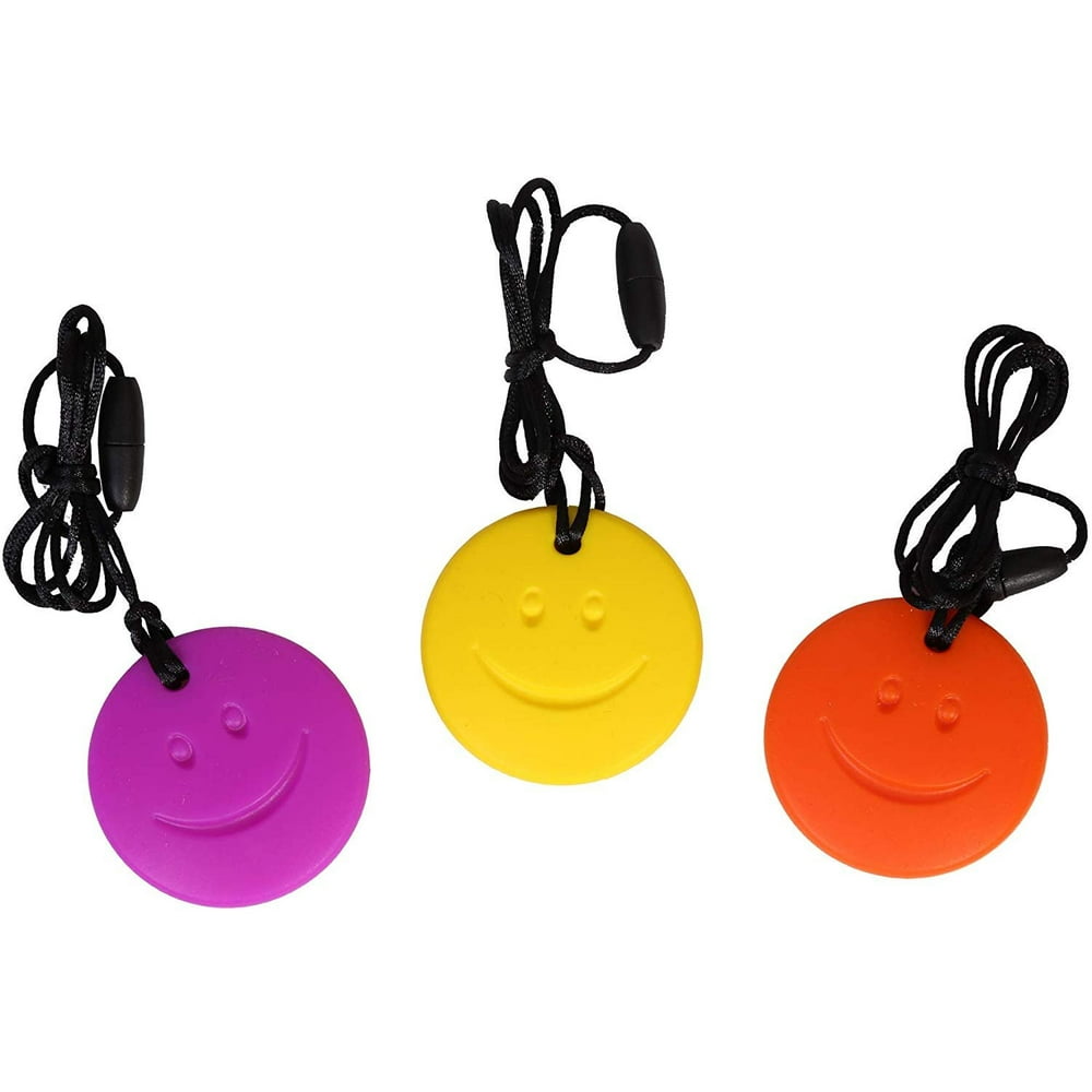 Fun and Function Happy Face Fidget Necklace with 2 Diameter Thin ...