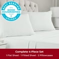Mellanni Sheet Set Luxury Brushed Microfiber, Deep Pocket Sheet, 5 ...