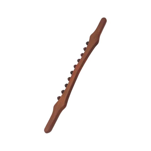 1 Piece Point Roller Massager 10 Beads Health Body Carbonized Wood for ...
