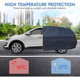 Car Cover Waterproof All Weather for Automobiles, 6 Layers Outdoor Full ...