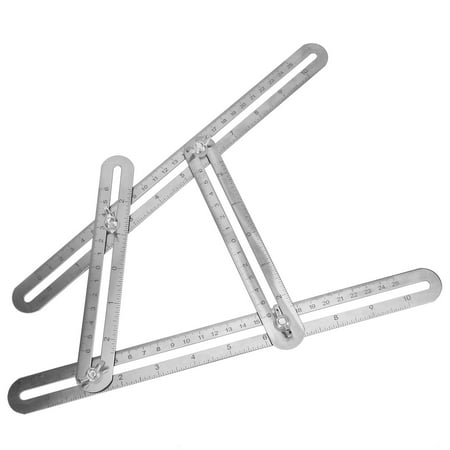 Four Sided Folding Measuring Ruler,Stainless Steel Four‑Sided Folding ...