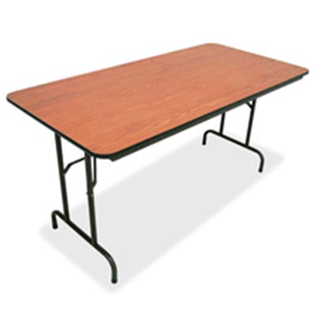 Folding Table- 48in.x24in.x29in.- Mahogany - Walmart.com