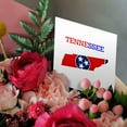 3drose, Image of Tennessee Flag in Outline of State with Name, 6 ...
