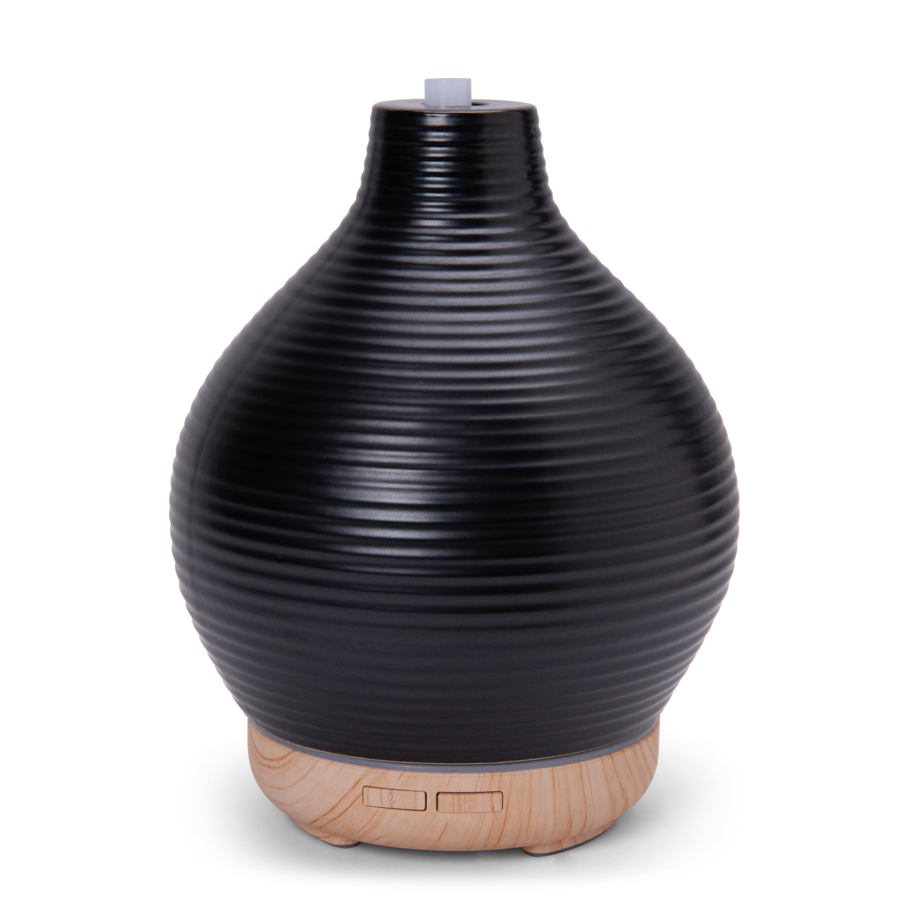 Better Homes & Gardens 180 ML Black Textured Ceramic Diffuser, 1 pc ...