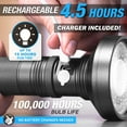 Bell+Howell Taclight Max LED Flashlight, High Lumen, Long Range, 5 ...