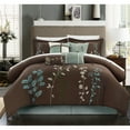 Brooke 8-Piece Embroidered Bed Comforter Set - Walmart.com
