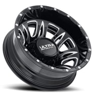 17" Black With Natural Accents Hunter Dually 003 Wheel by Ultra Wheel ...