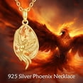 Amber Phoenix Pendant Necklace for Women 925 Sterling Silver Amber ...