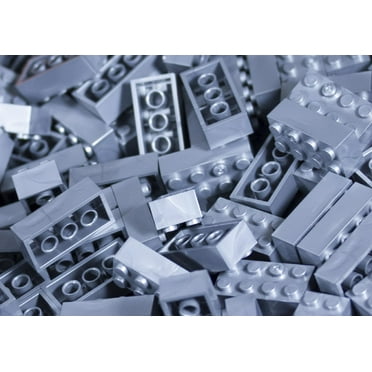 IMEX 2x4 Stud Light Gray Interlocking Building Bricks 100 Pieces ...