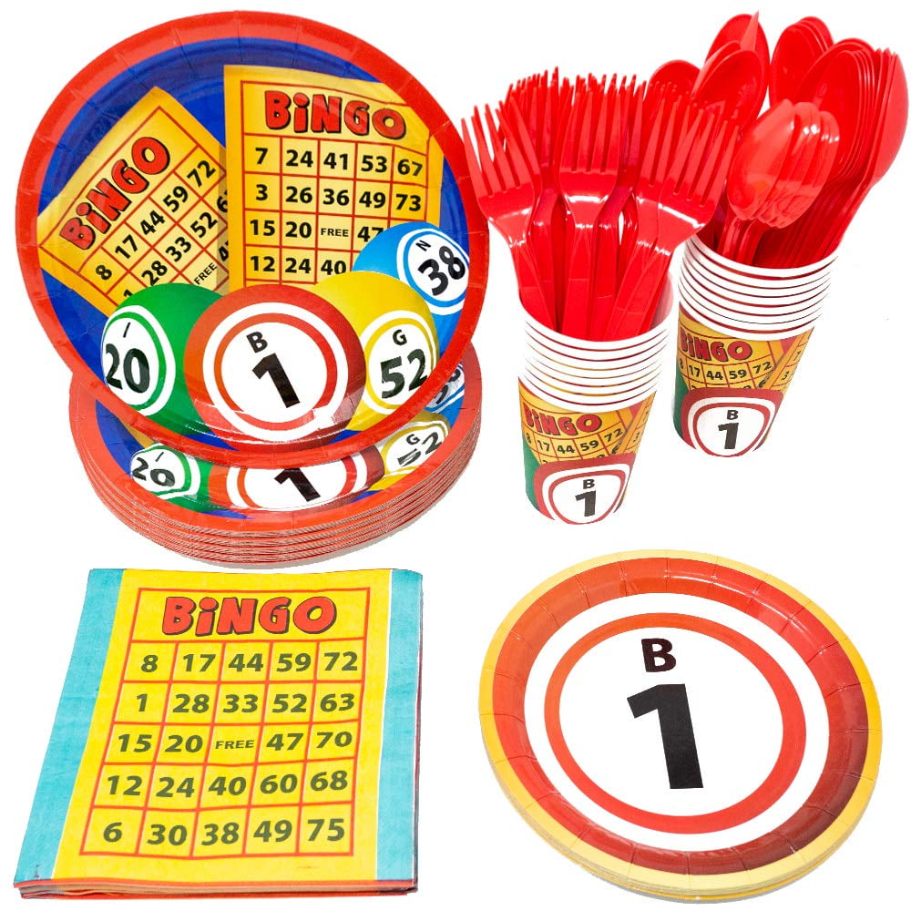 Bingo Party Supplies Packs (For 16 Guests), Bingo Party, Fundraiser ...