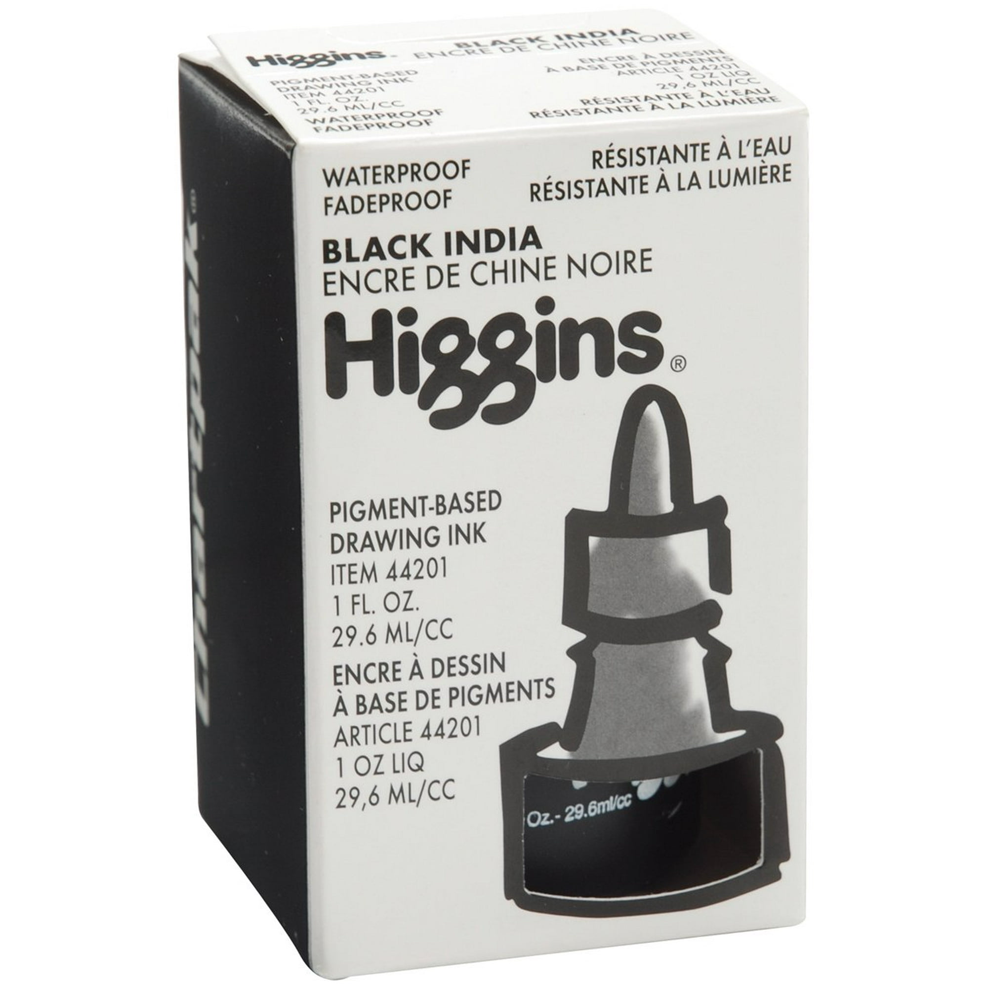 Click here for Chartpak Higgins India Ink 1oz-Matte Black 1 Oz prices