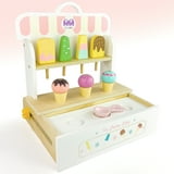Wooden Ice Cream Counter Playset for Kids - Walmart.com