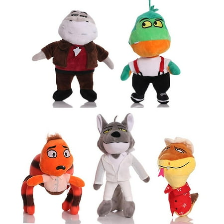 The Bad Guys Plush Toy Mr. Wolf Snake Piranha Shark Tarantula Plushies ...